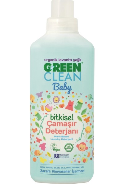 U Green Clean Baby Çamaşır Deterjanı 1 L U Green Clean Baby Çamaşır Deterjanı 1 L