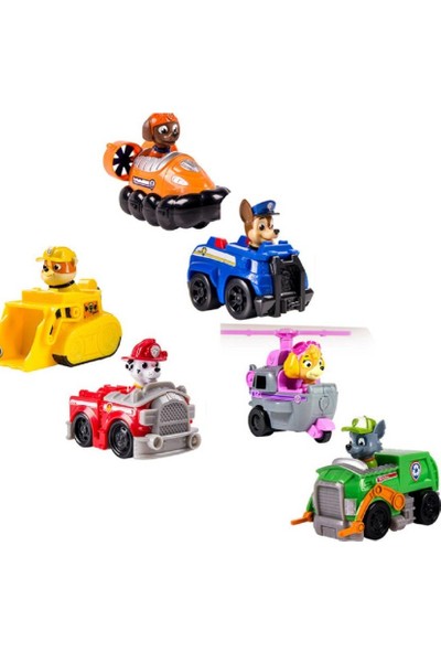 Kkd Paw Patrol Görev Araçları 6'lı Set