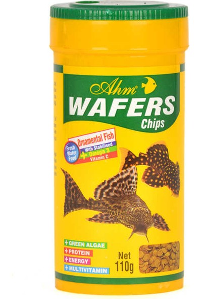 Wafers Chips 250 ml Balık Yemi Wafers Chips 250 ml Balık Yemi