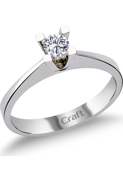 Craft Pırlanta 0,18 Karat Tektaş Pırlanta Yüzük
