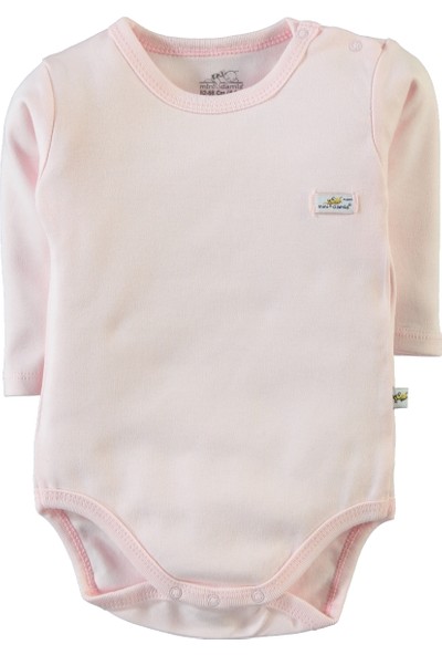 Mini Damla Uzun Kollu Body Pembe Mini Damla Uzun Kollu Body Pembe