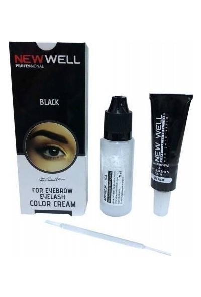 New Well Siyah Kaş Kirpik Boyası