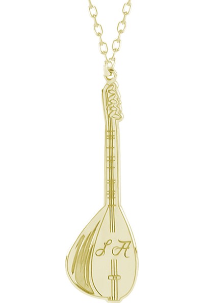 Glorria Kişiye Özel Harfli Bağlama Gümüş Kolye Glr619-31471