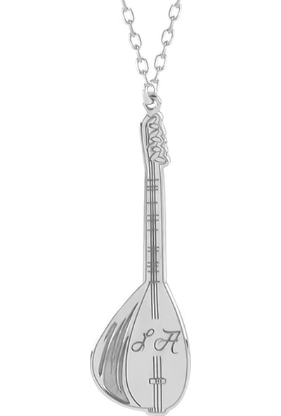 Glorria Kişiye Özel Harfli Bağlama Gümüş Kolye Glr619-31472