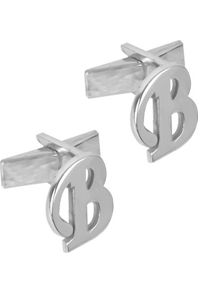 Glorria Kişiye Özel Harfli Gümüş Erkek Kol Düğmesi Glr859 Glorria Kişiye Özel Harfli Gümüş Erkek Kol Düğmesi Glr859