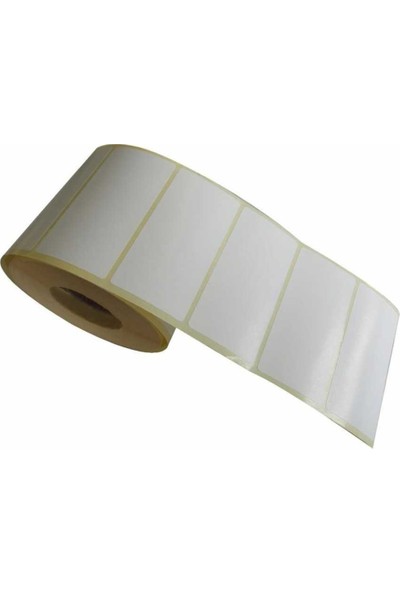 Dünyazen Kuşe Barkod Etiketi 40 x 80 mm