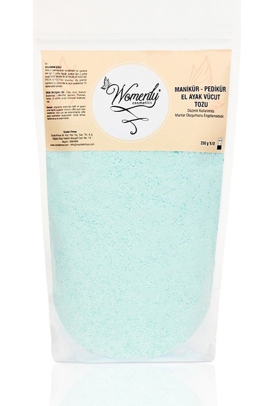 Womenly Manikür Pedikür Tozu 250 gr
