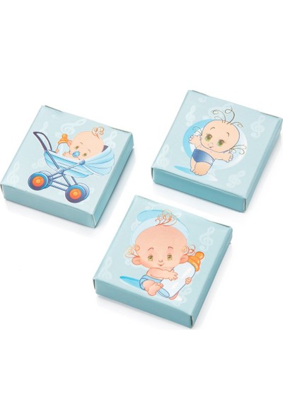 Melodi Çikolata Prens Fıstıklı Sütlü Çikolata 500gr - Erkek Bebek Çikolatası