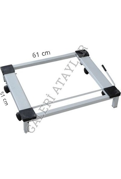 Dogant Çamaşır Makinesi Altlığı Metal Beyaz Dogant Çamaşır Makinesi Altlığı Metal Beyaz