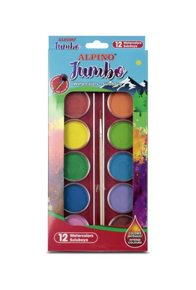 Alpino Jumbo Sulu Boya 12'Li