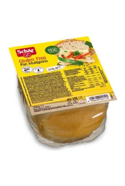 Schar Pan Multigrano 250 gr (Glutensiz Keten Tohumu, Darı Ve Ayçekirdekli) Glutensiz Ekmek