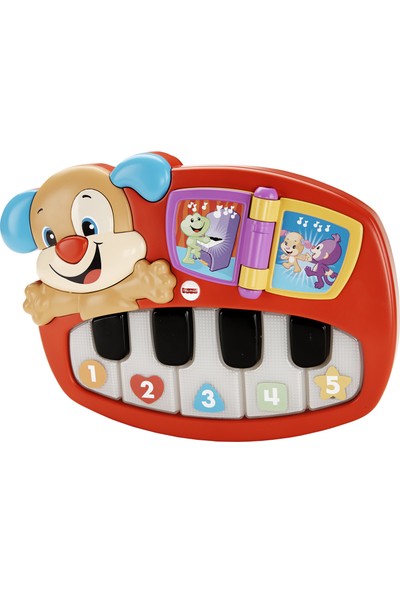 Fisher-Price Eğlen & Öğren Eğitici Köpekçiğin Piyanosu (Türkçe) 5 Işıklı Piyano Tuşu 30+ Şarkı DLK19 Fisher-Price Eğlen & Öğren Eğitici Köpekçiğin Piyanosu (Türkçe) 5 Işıklı Piyano Tuşu 30+ Şarkı DLK19