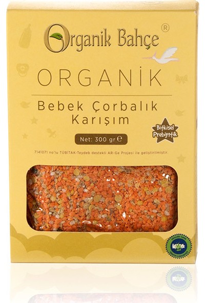 Organik Bahçe Organik Bebek Çorbalık Karışım 300 gr