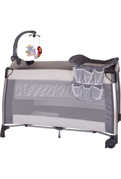 Kraft Madrid Oyun Parkı 70 x 120 cm - Açık Gri