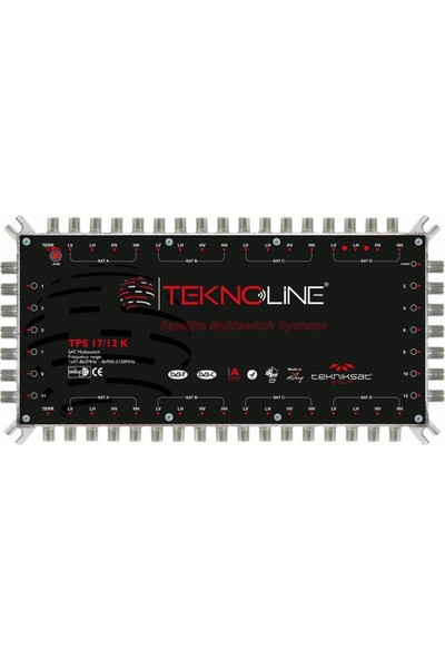 TEKNOLINE 17X12 KASKATLI MULTISWITCH UYDU DAĞITIM SANTRALI TEKNOLINE 17X12 KASKATLI MULTISWITCH UYDU DAĞITIM SANTRALI