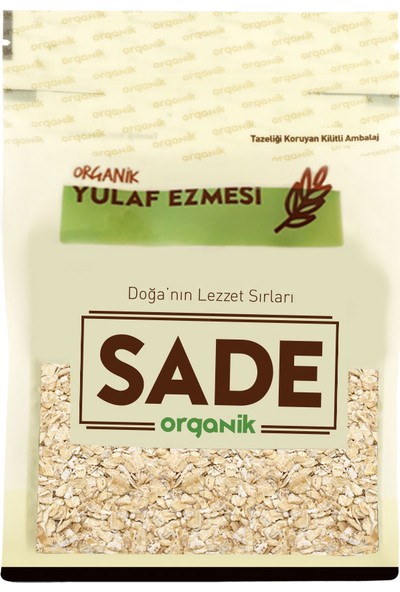 Sade Organik Yulaf Ezmesi 500 gr