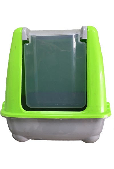 Cado Pet Kapalı Kedi Tuvaleti Yeşil