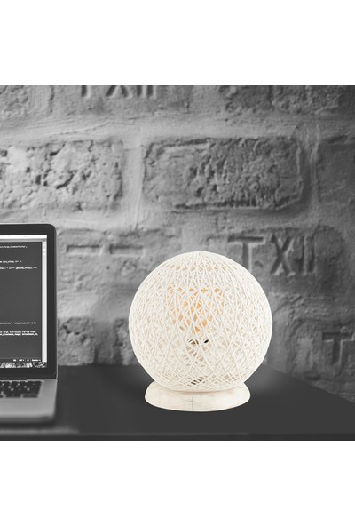 Hmydesign Balle Küre Abajur Beyaz