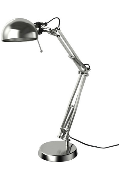 Forsa Çalışma Masa Lambası Gümüş Renk