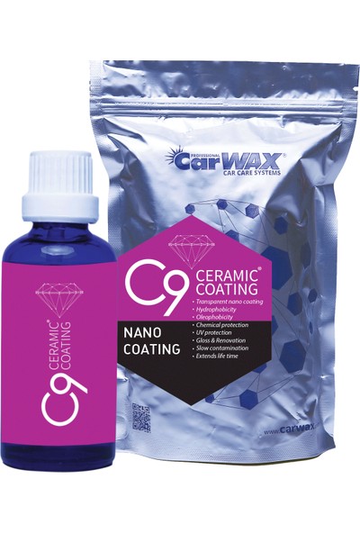 Carwax C9 Nano Ceramic Coating 50 Ml. Carwax C9 Nano Ceramic Coating 50 Ml.