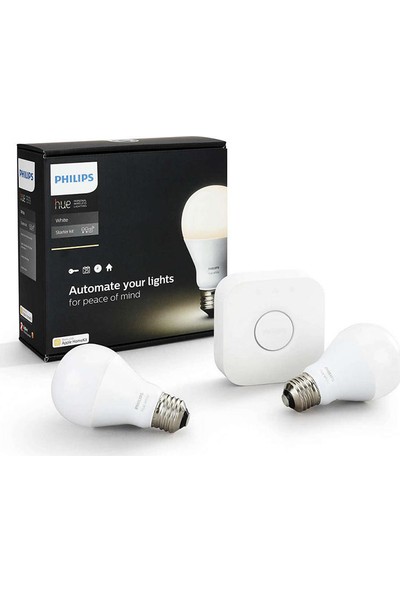Philips Hue Beyaz Akıllı Başlangıç Seti 2'Li E27