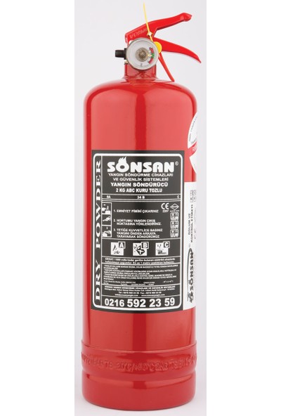 SÖNSAN ABC TOZLU YANGIN SÖNDÜRME CİHAZI 2 Kg.