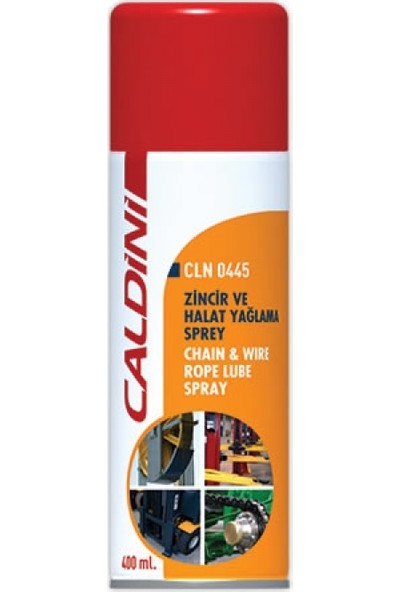 Caldini Zincir Ve Halat Yağlama Spreyi 400Ml Caldini Zincir Ve Halat Yağlama Spreyi 400Ml