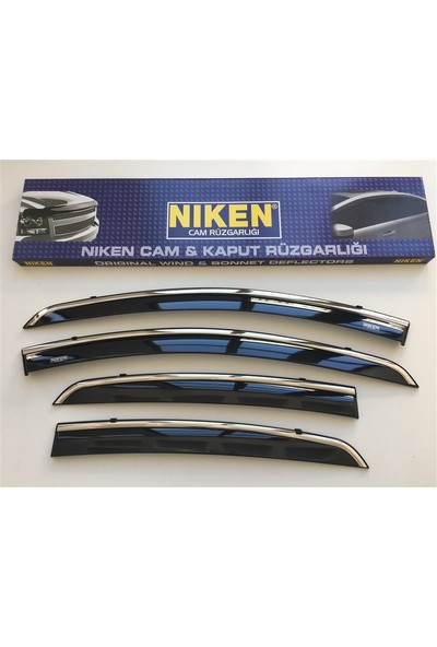 Niken Fiat Linea Kromlu Cam Rüzgarlığı 2007 Sonrası Uyumlu