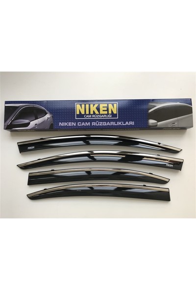 Niken Honda Civic Fd7 2012-2016 Arası Kromlu Mugen Cam Rüzgarlığı Niken Honda Civic Fd7 2012-2016 Arası Kromlu Mugen Cam Rüzgarlığı