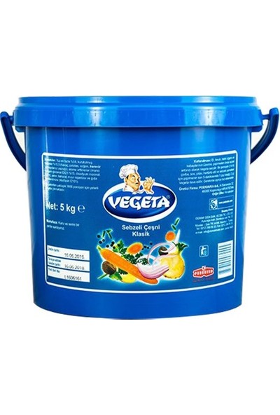Vegeta Sebzeli Klasik Çeşni, 5 kg