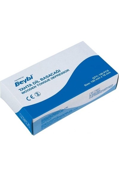 Beybi Abeslang Tahta Dil Basacağı 100 Adet