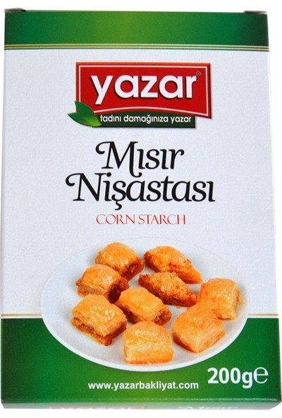 Yazar Mısır Nişasta 200gr 12' li