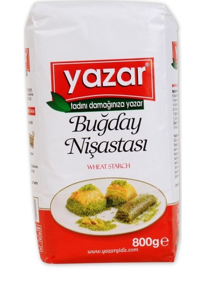 Yazar Buğday Nişasta 800gr