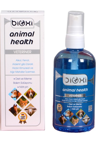 Bioxi Animal Health 250 Ml. (Hayvan Yara Bakım Ve Temizleme Solusyonu) Bioxi Animal Health 250 Ml. (Hayvan Yara Bakım Ve Temizleme Solusyonu)