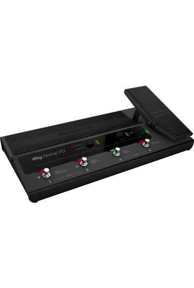 IK Multimedia iRig Stomp I/O USB Pedal Kontrolör Ses Kartı IK Multimedia iRig Stomp I/O USB Pedal Kontrolör Ses Kartı