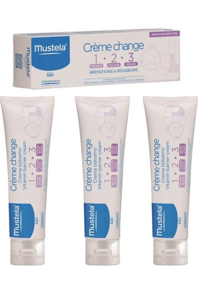 Mustela Vitamin Barrier 50 ml 3'lü Paket Mustela Vitamin Barrier 50 ml 3'lü Paket