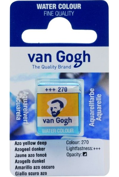 Van Gogh Suluboya Tablet Azo Yellow Deep Van Gogh Suluboya Tablet Azo Yellow Deep