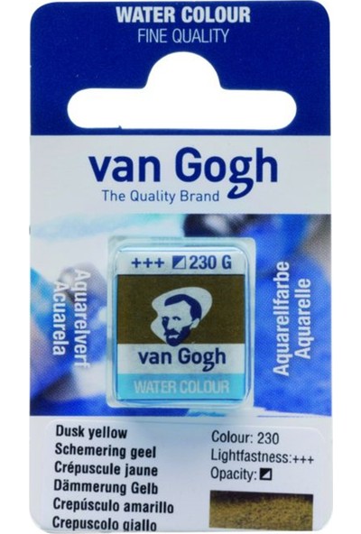Van Gogh Suluboya Tablet Dusk Yellow Van Gogh Suluboya Tablet Dusk Yellow