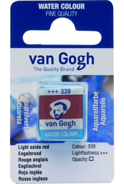 Van Gogh Suluboya Tablet Light Oxide Red Van Gogh Suluboya Tablet Light Oxide Red