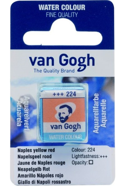 Van Gogh Suluboya Tablet Naples Yellow Red Van Gogh Suluboya Tablet Naples Yellow Red
