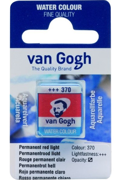 Van Gogh Suluboya Tablet Permanent Red Light Van Gogh Suluboya Tablet Permanent Red Light