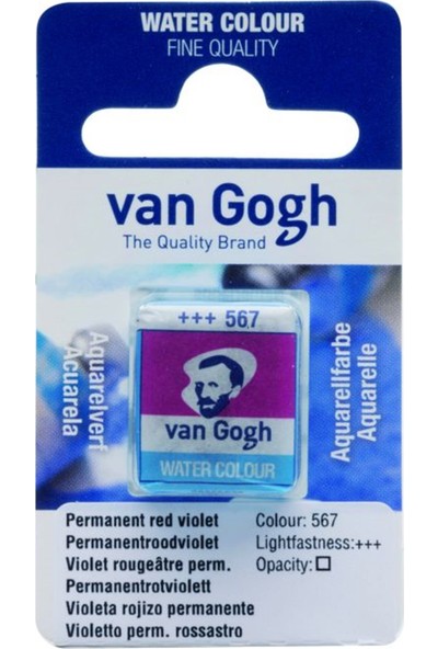 Van Gogh Suluboya Tablet Permanent Red Violet Van Gogh Suluboya Tablet Permanent Red Violet