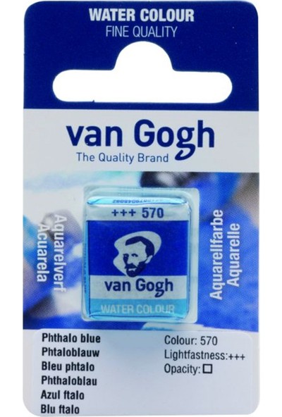 Van Gogh Suluboya Tablet Phthalo Blue Van Gogh Suluboya Tablet Phthalo Blue
