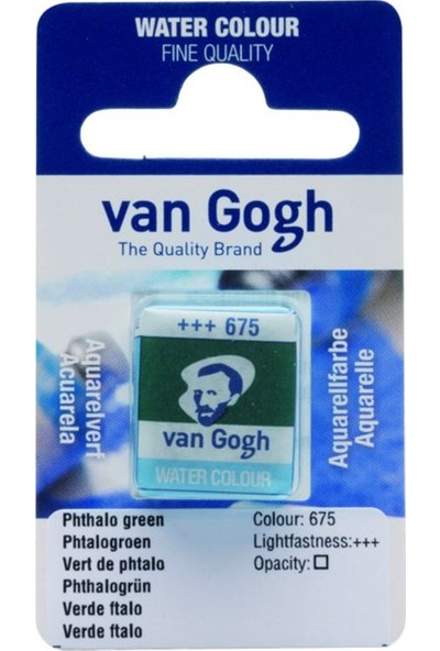 Van Gogh Suluboya Tablet Phthalo Green Van Gogh Suluboya Tablet Phthalo Green
