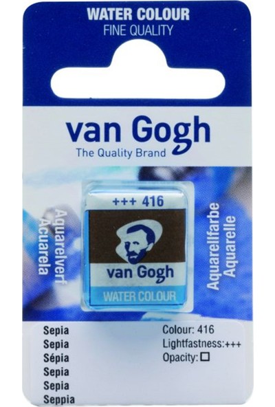 Van Gogh Suluboya Tablet Sepia Van Gogh Suluboya Tablet Sepia