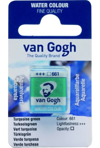 Van Gogh Suluboya Tablet Turquoise Green Van Gogh Suluboya Tablet Turquoise Green