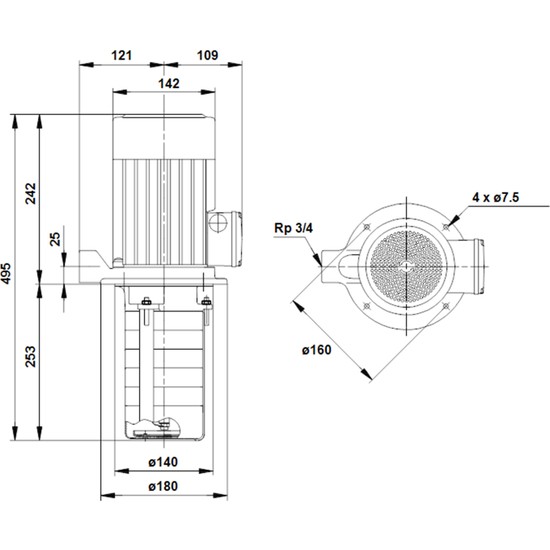Grundfos - Mth4-60/4 A-W-A-Auuv 3X230/400V 50/60Hz Fiyatı