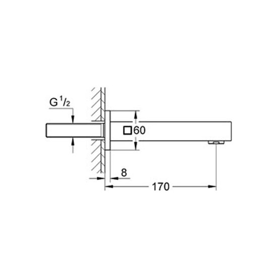 Grohe Eurocube Çıkış Ucu - 13303000 Fiyatı - Taksit Seçenekleri
