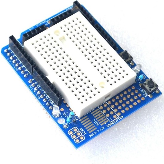 Robocombo Mini Breadboard'lu Arduino UNO R3 Proto Shield Fiyatı