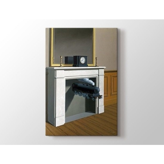 Tablo Kanvas Rene Magritte - Time Transfixed Tablo Fiyatı